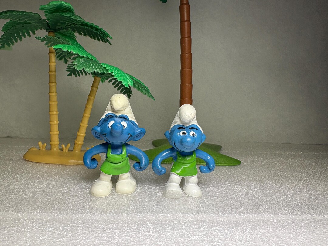 2.0028var02-03_from the Blue Smurfs Variation Collection- 2 Vintage ...