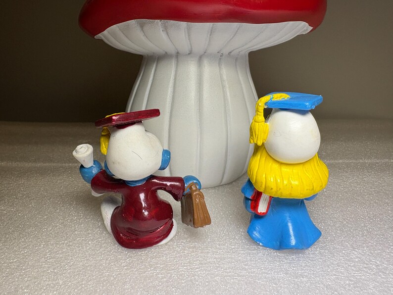 COUPLE-21 Smurfs Collection Unique Set of 2 Vintage Pre-owned 20130 ...