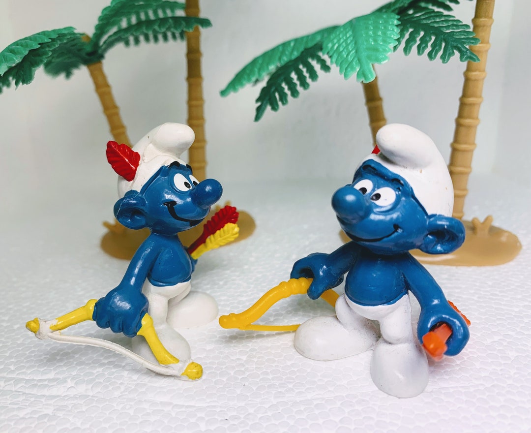 2.0102VAR02-02 From the Blue Smurfs Variation Collection- 2 Vintage ...
