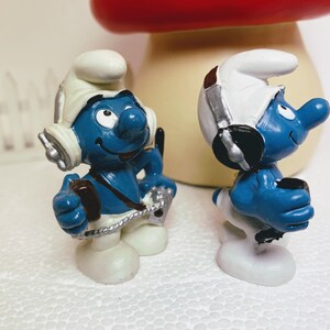 2.0143VAR02-02 Blue Smurfs Variation Collection- 2 Vintage Peyo ...