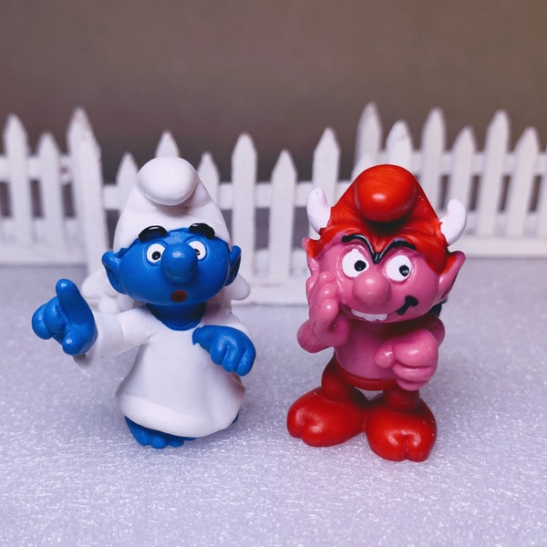 Smurf Angel - Etsy