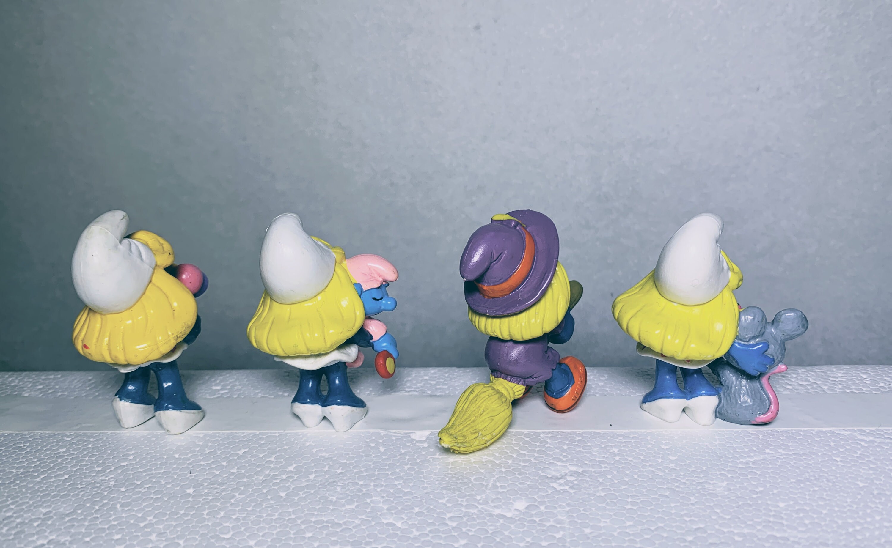 Smurfs Collection Pre-owned and Vintage Smurf Figures Unique Lot of ...