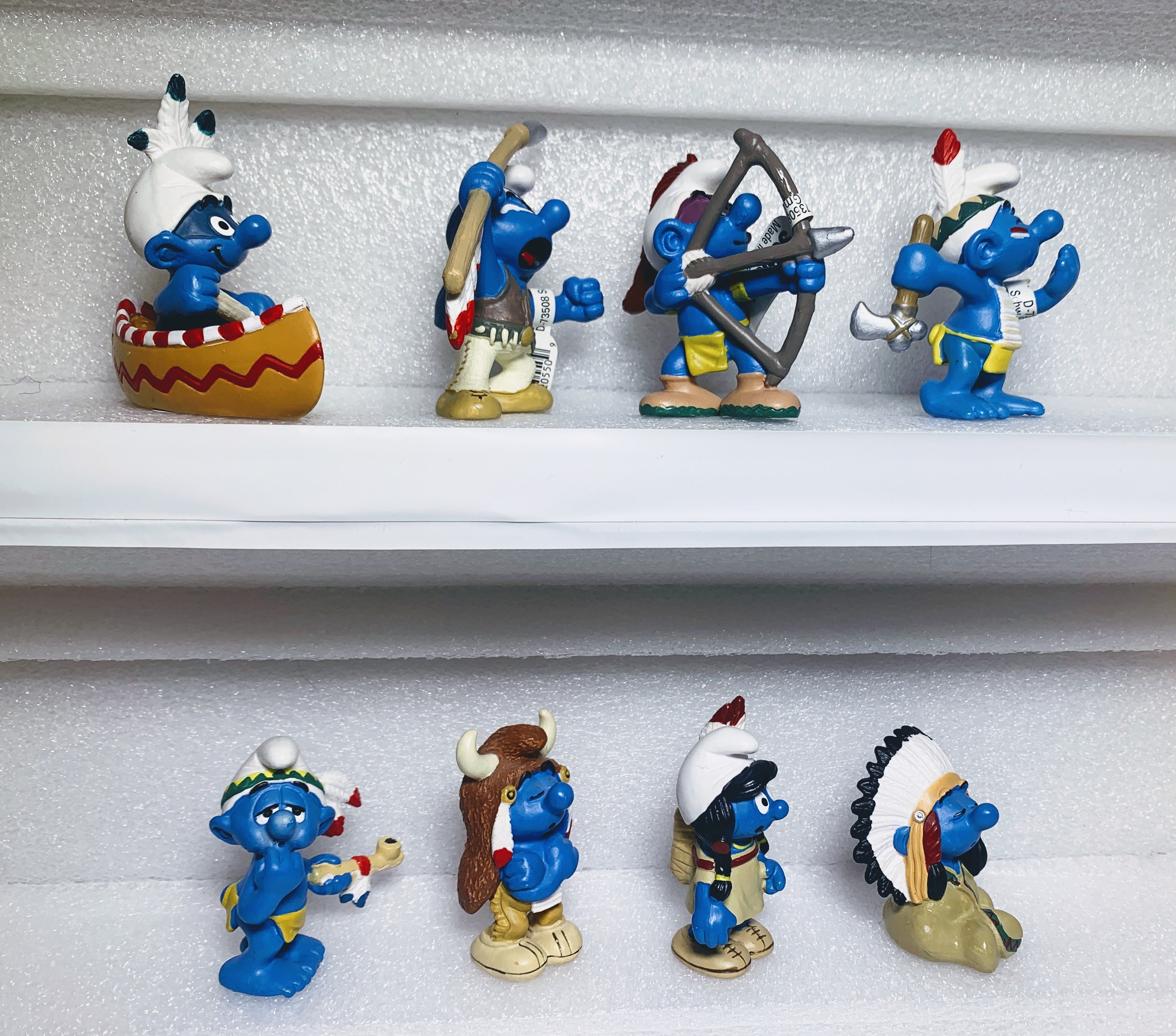 Y2007-0802 Smurfs Collection Vintage Pre-owned 2006 American Native ...
