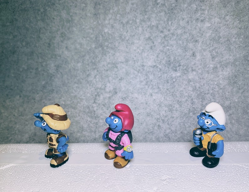Smurfs Collection Pre-owned and Vintage Smurf Figures Unique - Etsy