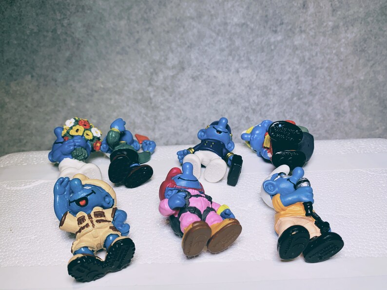 Smurfs Collection C2001-0702 Unique Lot of Pre-owned Vintage 2001 Smurf ...
