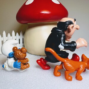 GARGAMELBABY-04 Smurfs Collection- Set of 2 Vintage Pre-owned Smurf ...