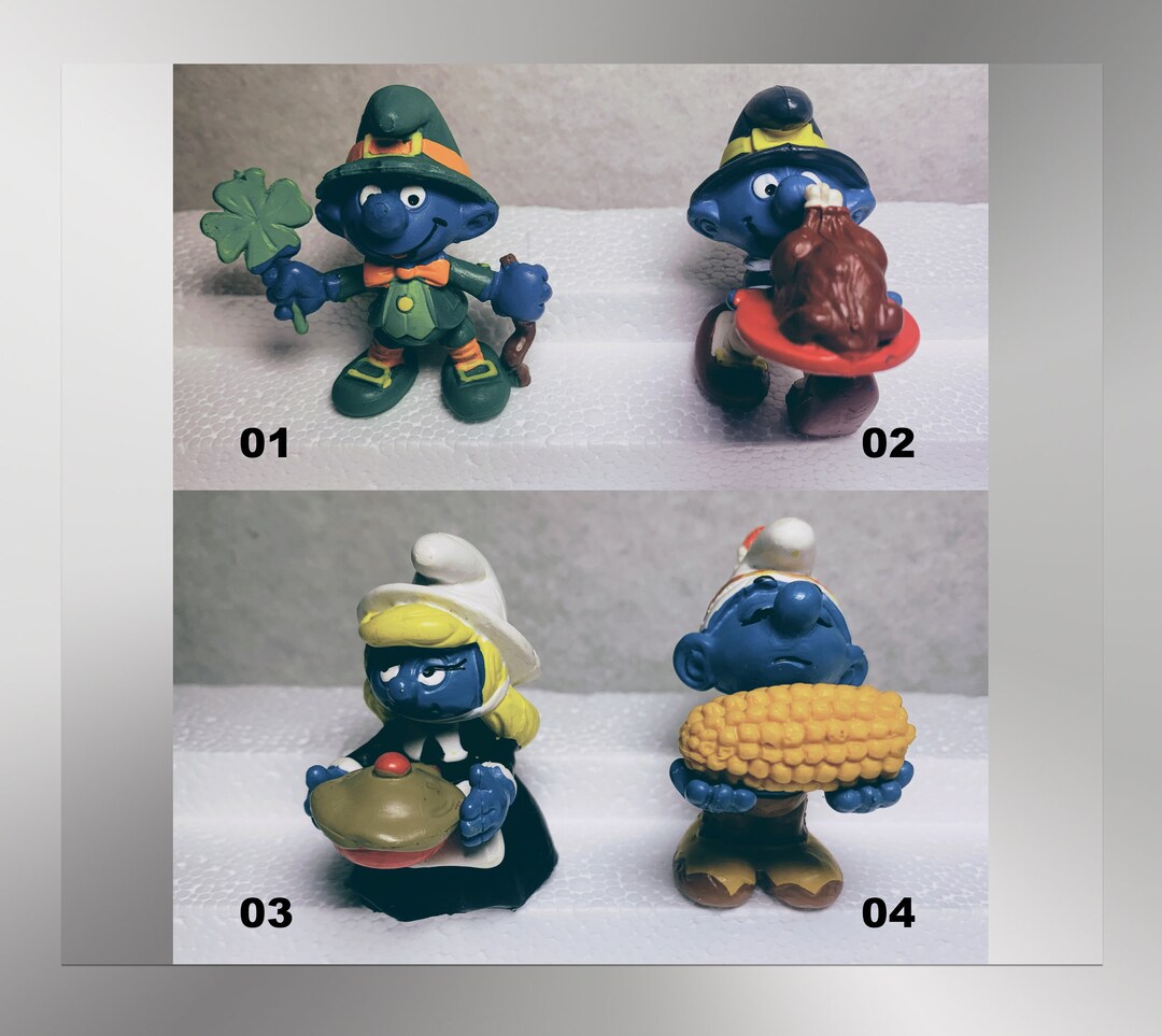 Smurfs Collectors Pre-owned and Vintage Smurf Figures Lot of the ...