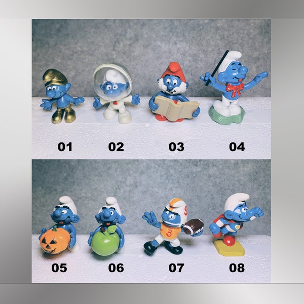 Rare Smurf Figurines - Etsy