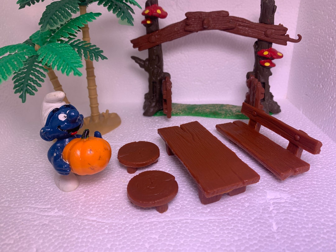 4.0030B-04 Play Set Smurfs Collection- Vintage Pre-owned 40030 Smurf ...