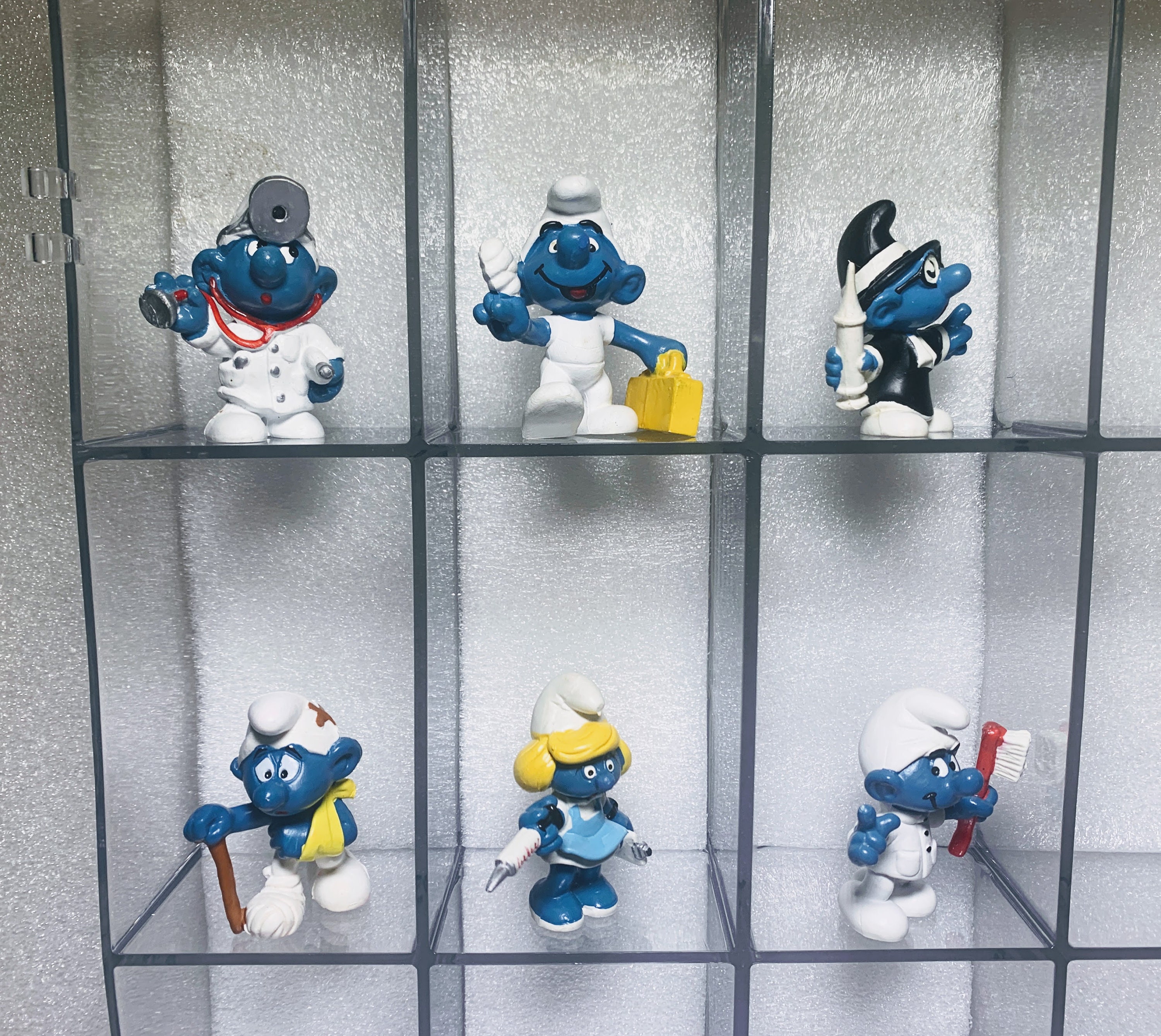 MED-0602 Smurfs Collection Nice Pre-owned Vintage Schleich Smurf ...