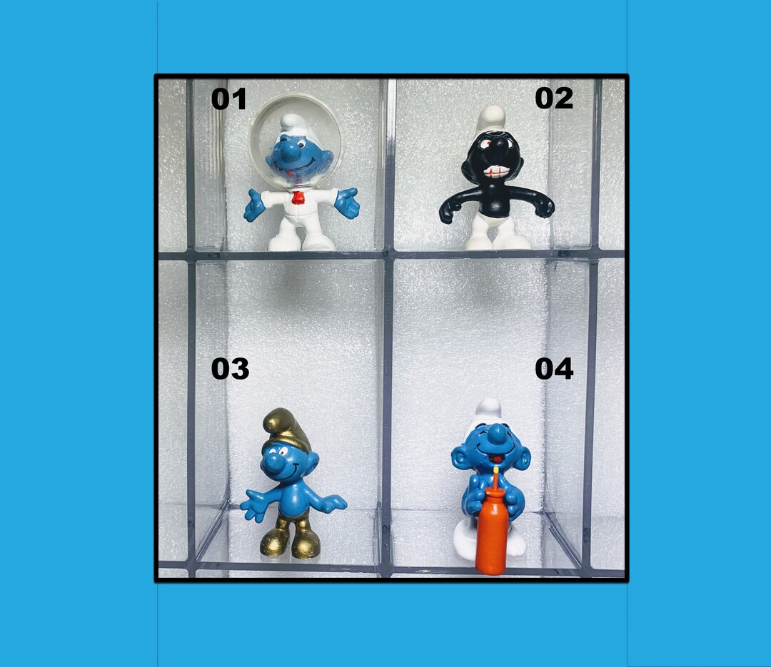 BLUEDIAMOND-0402 Nice Pre-owned Vintage Peyo Schleich Smurf Figures ...