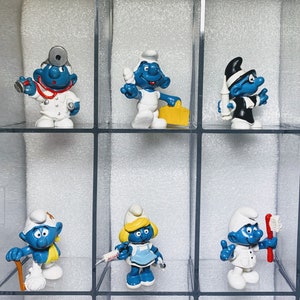 MED-0604 Smurfs Collection- Nice Pre-owned Vintage Peyo Schleich Smurf ...