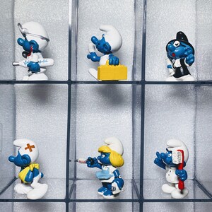 MED-0604 Smurfs Collection- Nice Pre-owned Vintage Peyo Schleich Smurf ...