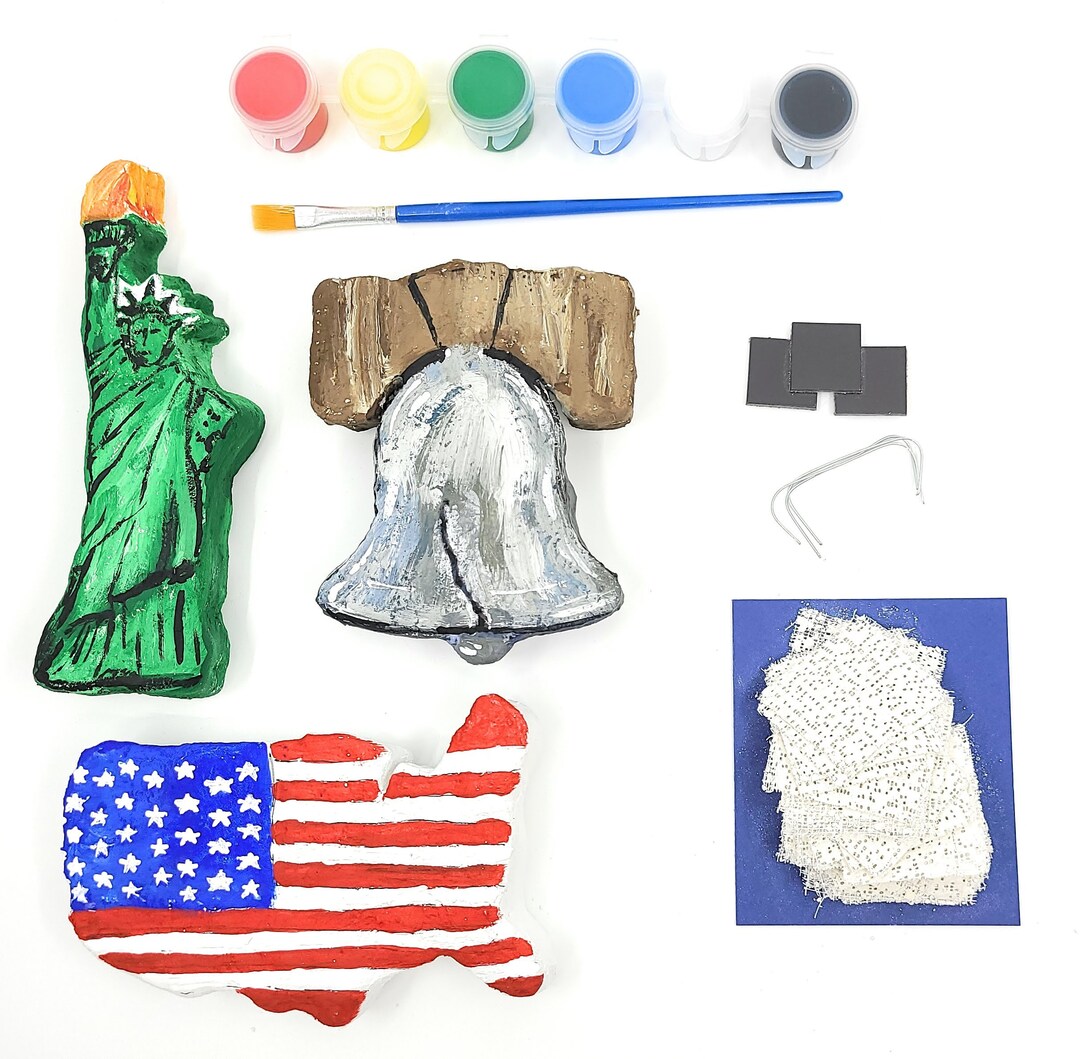 Craft Kit – DIY Fridge Magnets - Freedom for All-usa, Statue of Liberty ...