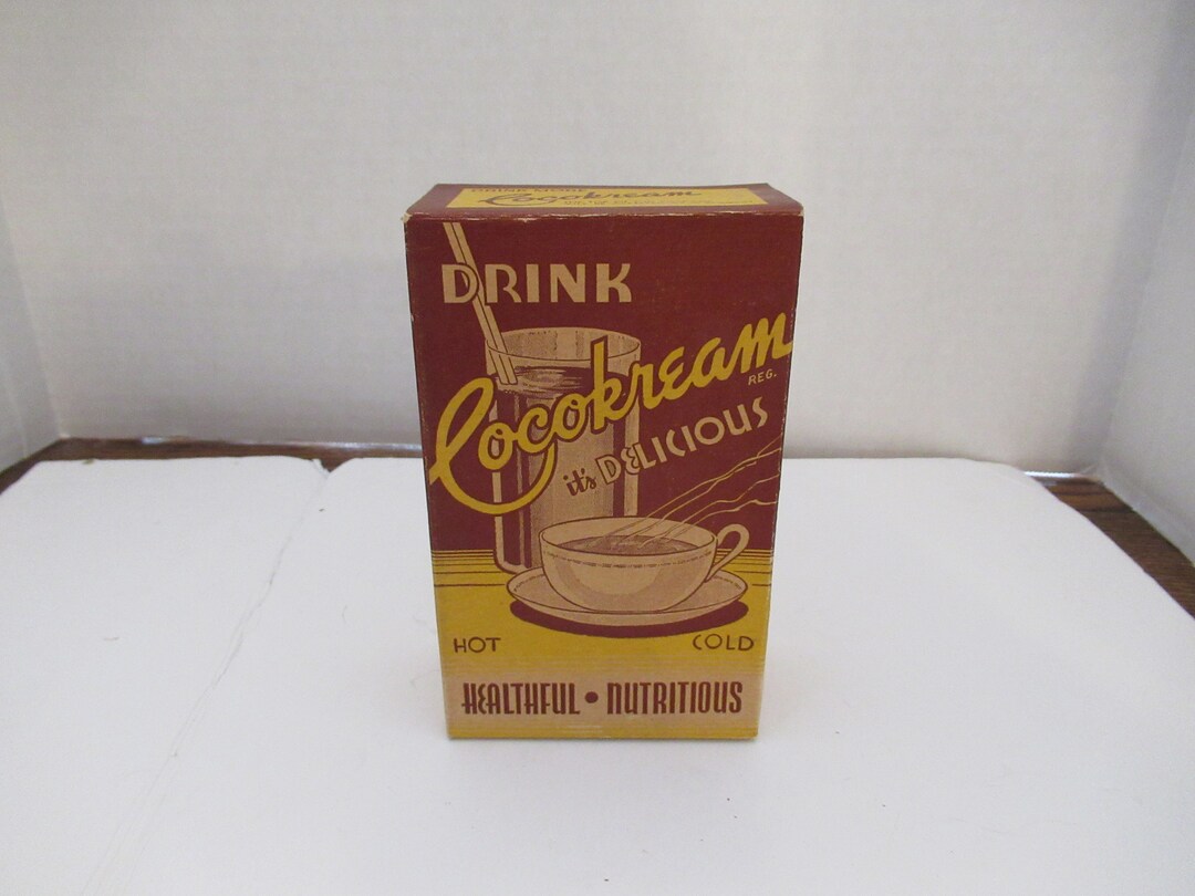 Vintage Cococream Drink Box - Etsy