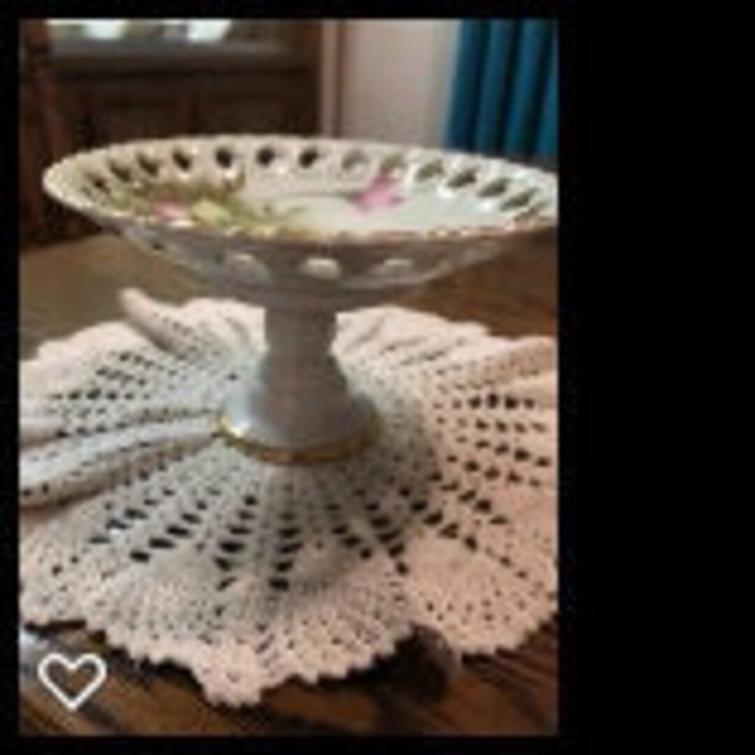 Vintage Lefton China Compote Hand Painted Heritage Rose Pattern - Etsy