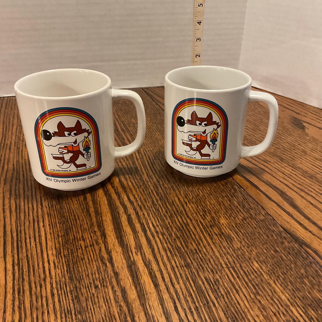 1984 Sarajevo '84 XIV Olympic Winter Games Mugs Pair - Etsy
