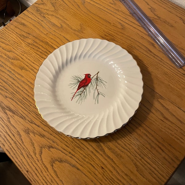 Cardinal Plate - Etsy