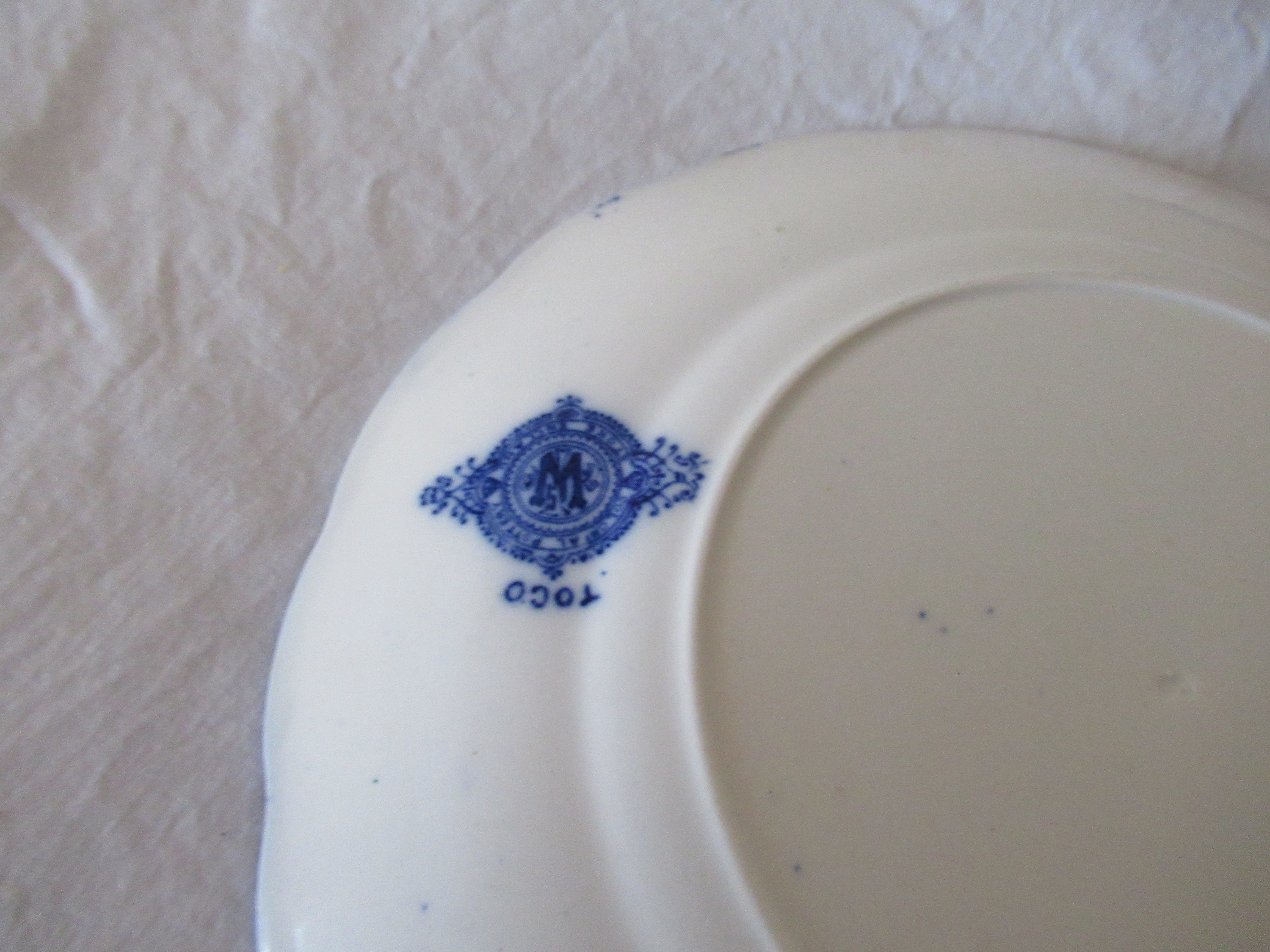 TOCO Flow Blue 8 Inch Plate - Etsy