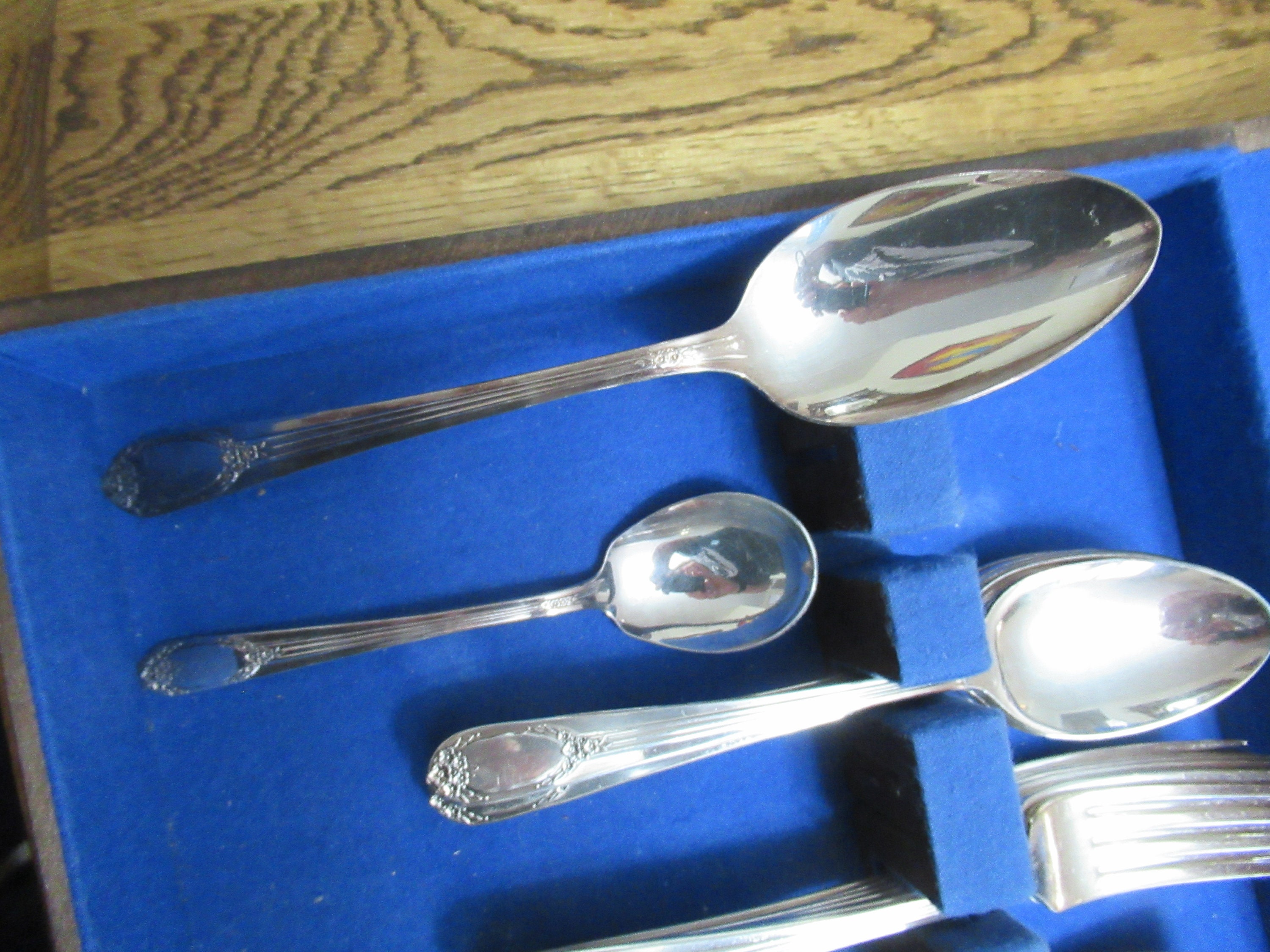 Garland-rapture Silverplate Flatware Rogers Bros Reinforced Plate ...
