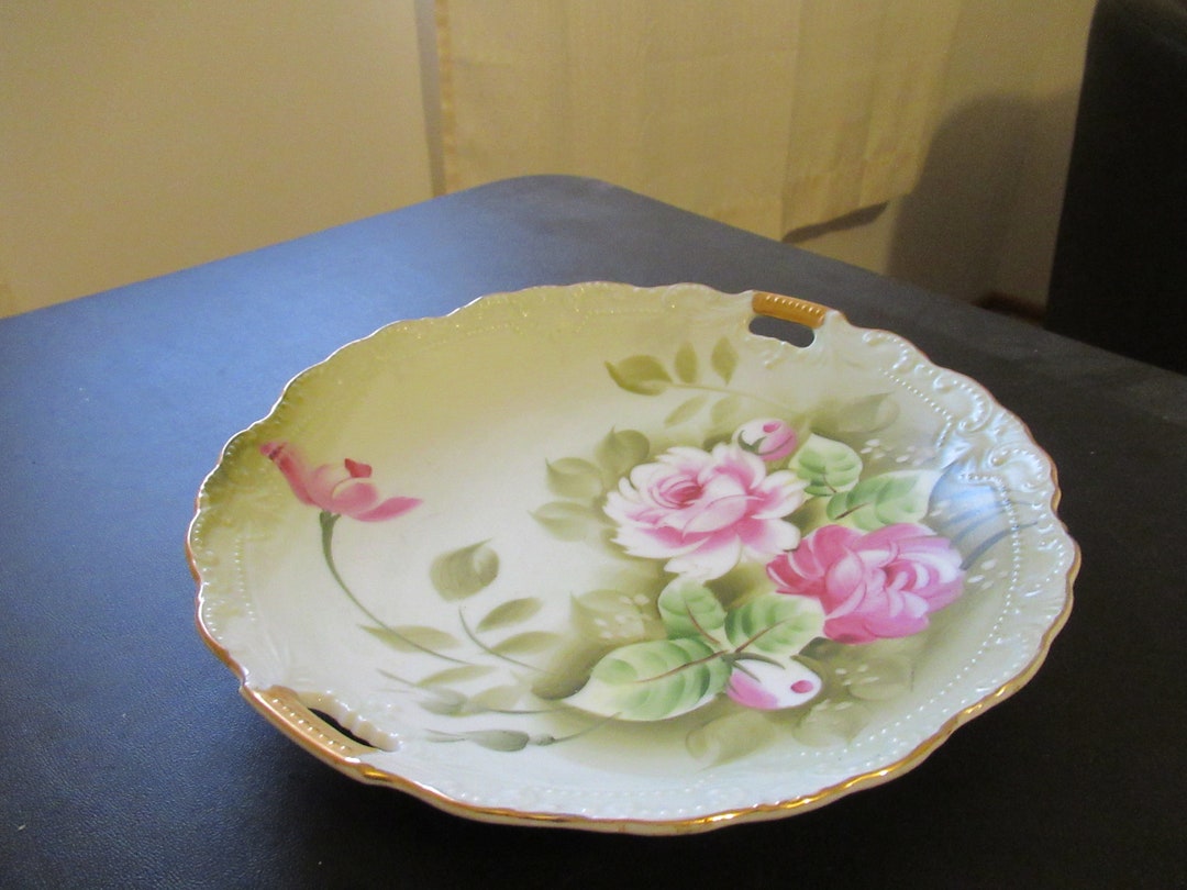 Heritage Rose Serving Plate - Etsy
