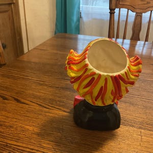 Inarco Clown Head Vase - Etsy