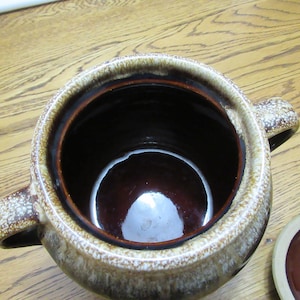 Drip Brown Bean Pot Made in the USA - Etsy