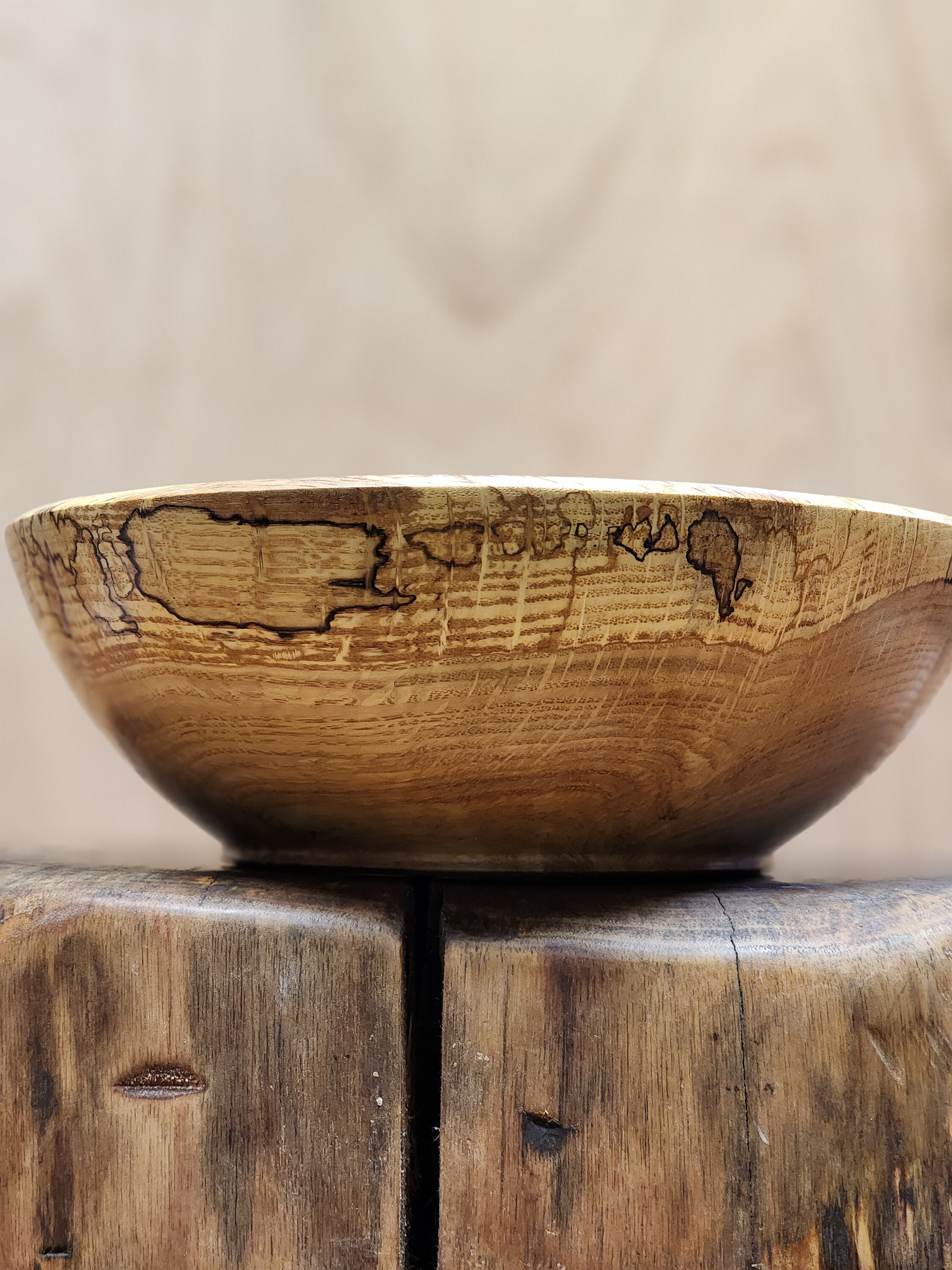 Spalted White Oak Bowl - Etsy