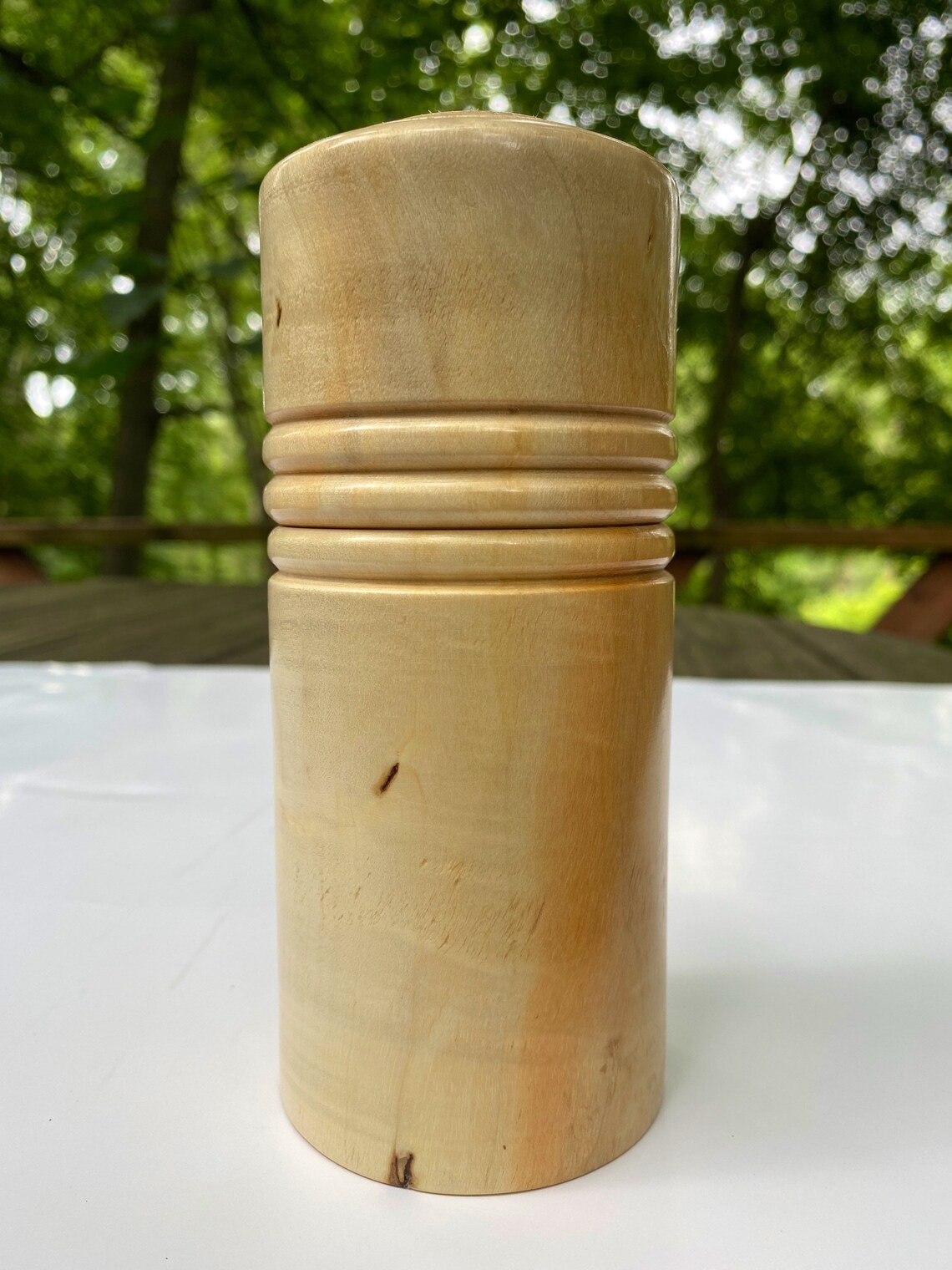 Figured Flame Box Elder Lidded Box - Etsy