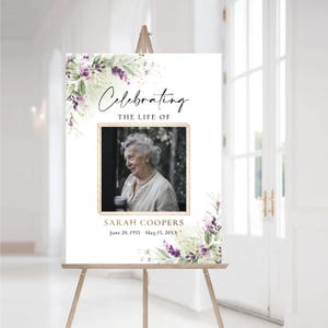 In Loving Memory Welcome Sign, Memorial Welcome Sign, Celebration of ...