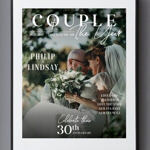 Couple of the Year Magazine Cover, Custom Design, Couple of the Year ...