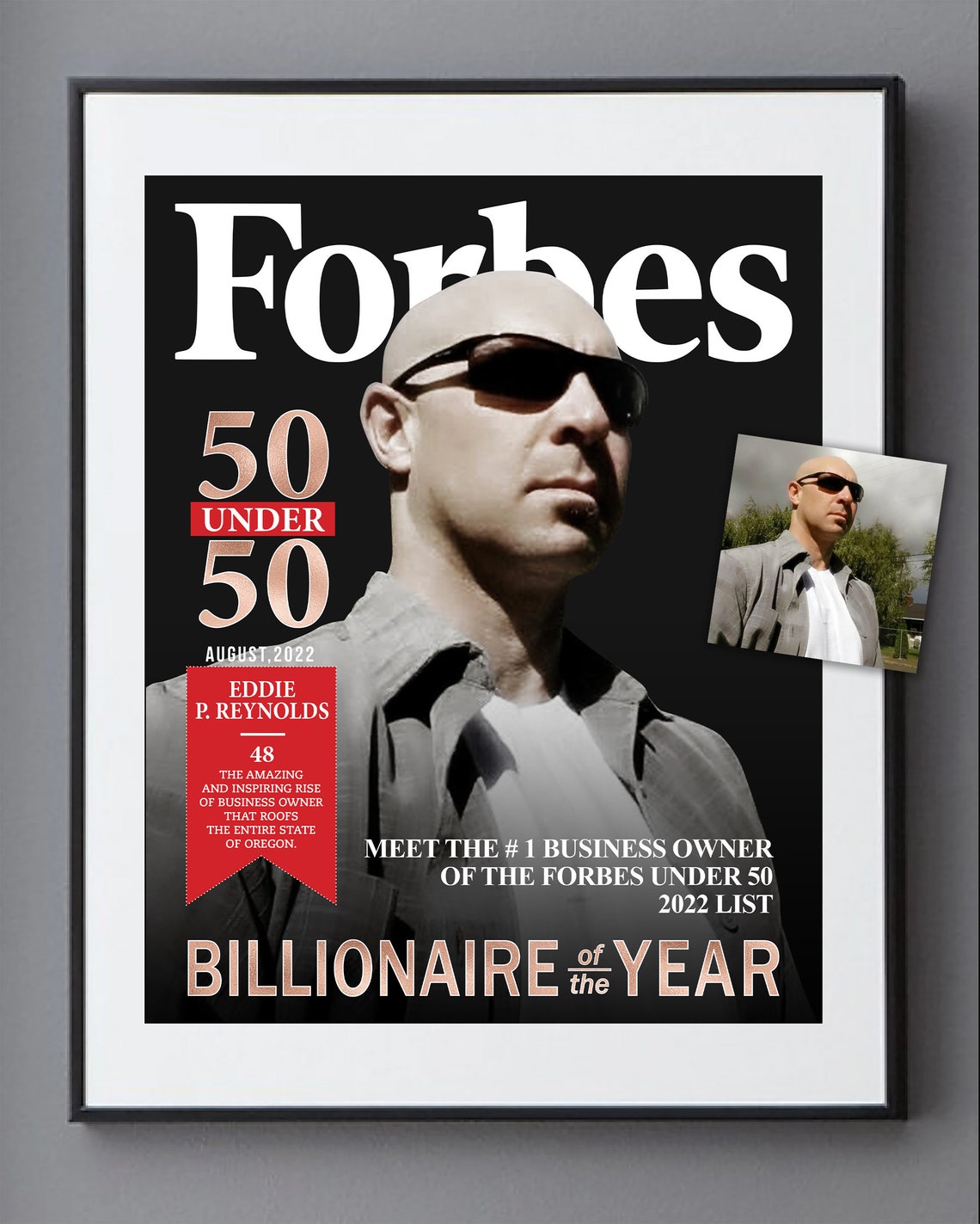 Custom Forbes Magazine Cover, Personalized Gift (digital Printable) - Etsy