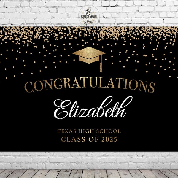 Graduation Backdrop - Etsy