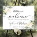 White Roses Nikkah Wedding Welcome Sign, Nikkah Wedding Sign, Nikkah ...