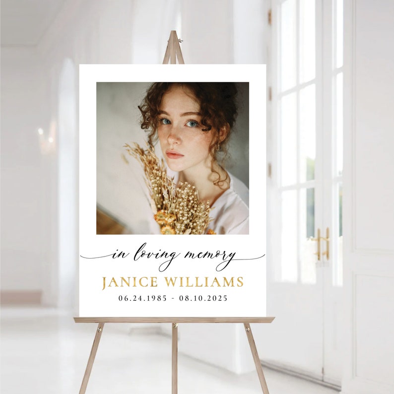 In Loving Memory Welcome Sign Memorial Welcome Sign - Etsy