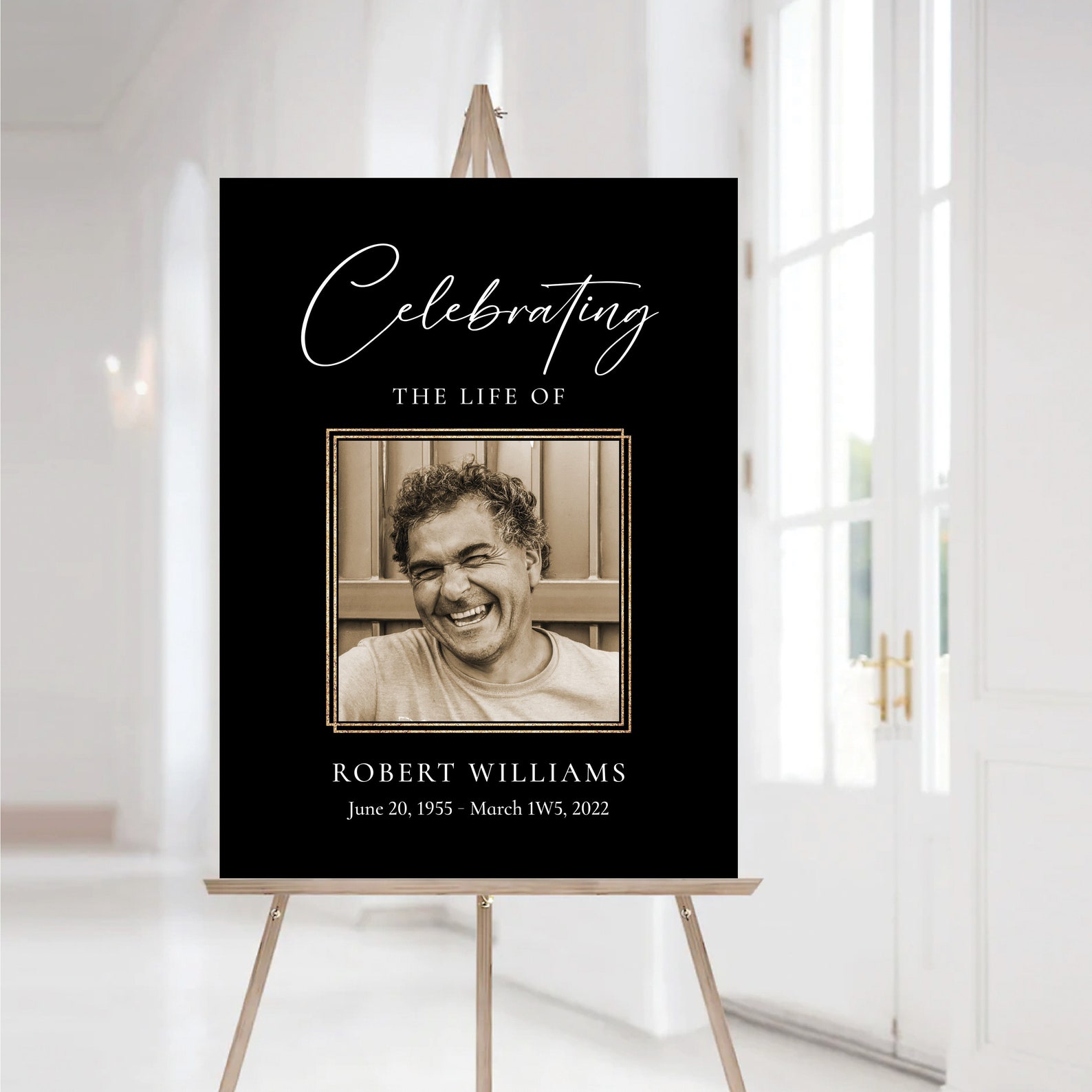 Funeral Welcome Sign in Loving Memory Welcome Sign - Etsy