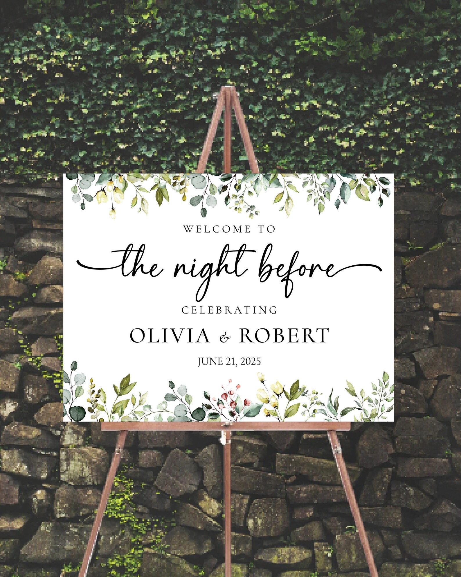 The Night Before Rehearsal Dinner Rehearsal Dinner Sign - Etsy