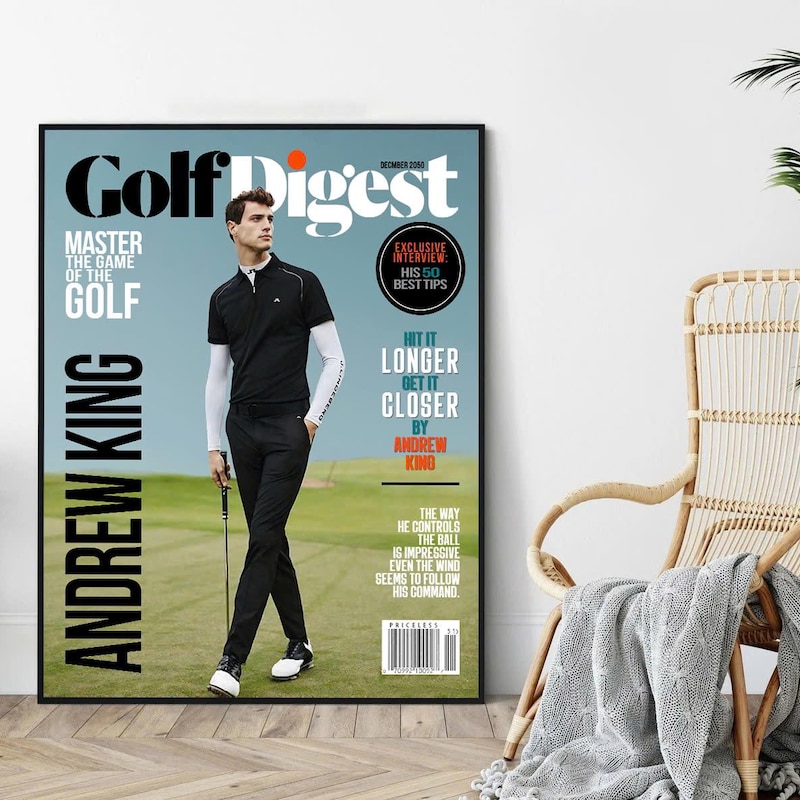Golf Cover Magazine - Etsy