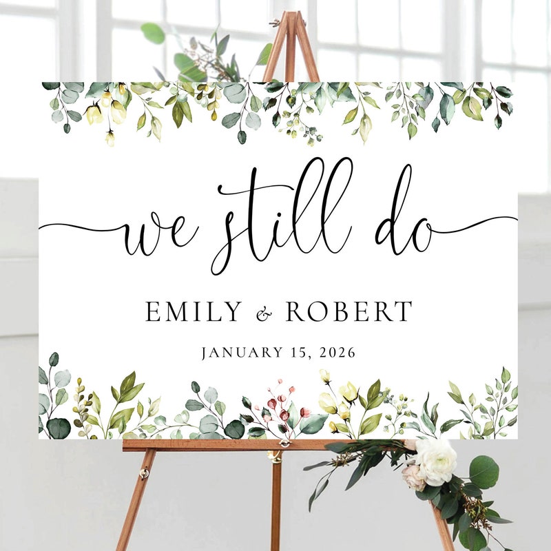 We Still Do Sign - Etsy