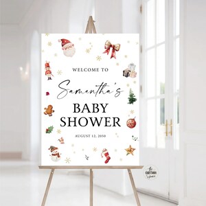 Christmas Party Welcome Sign, Cookie Exchange Sign, Holiday Welcome ...