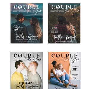 Couple of the Year Magazine Cover, Custom Design, Couple of the Year ...