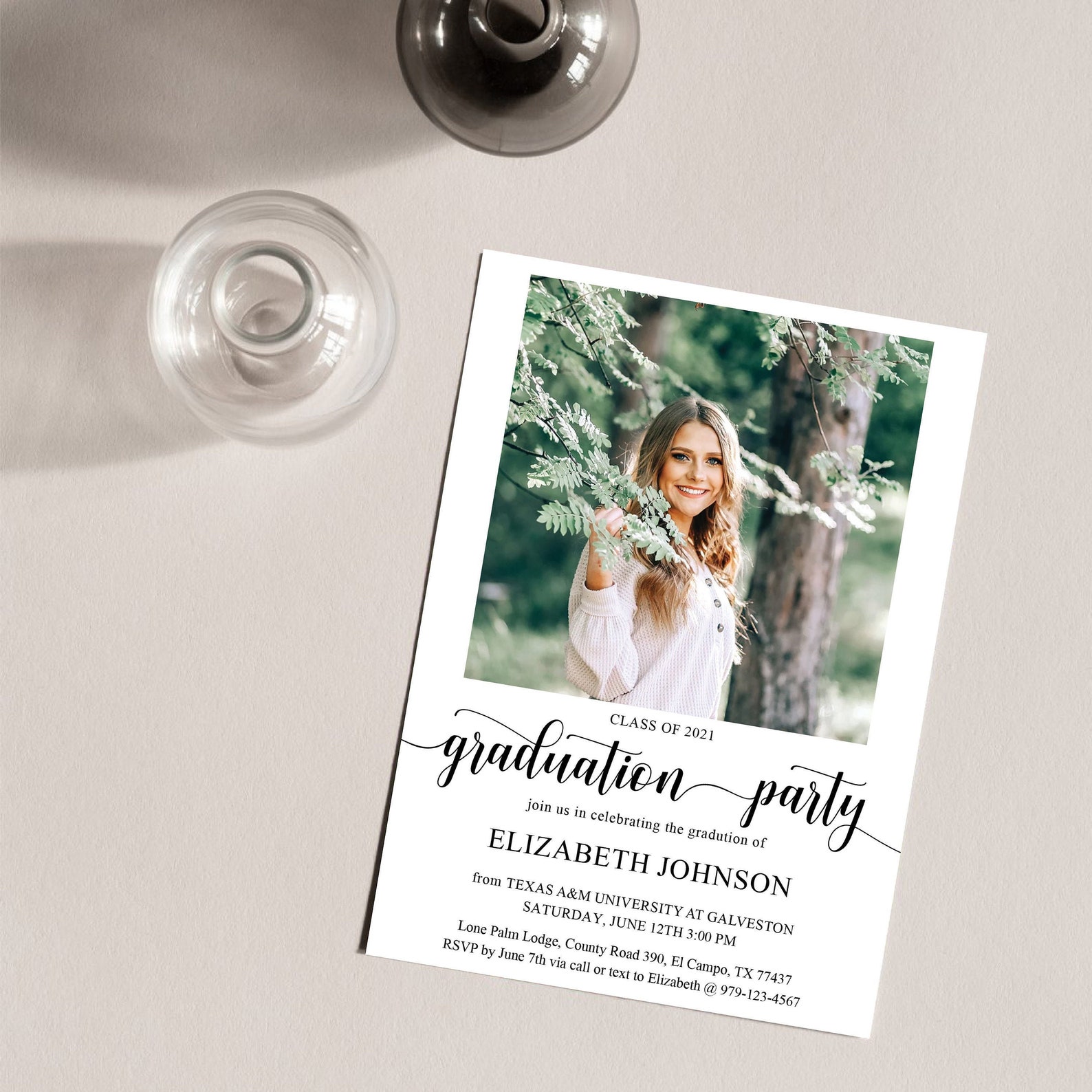 Custom Graduation Invitation Graduation Announcement - Etsy