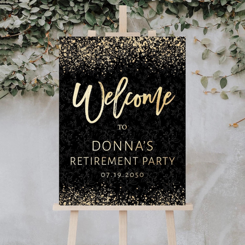 Retirement Sign for Stand - Etsy UK