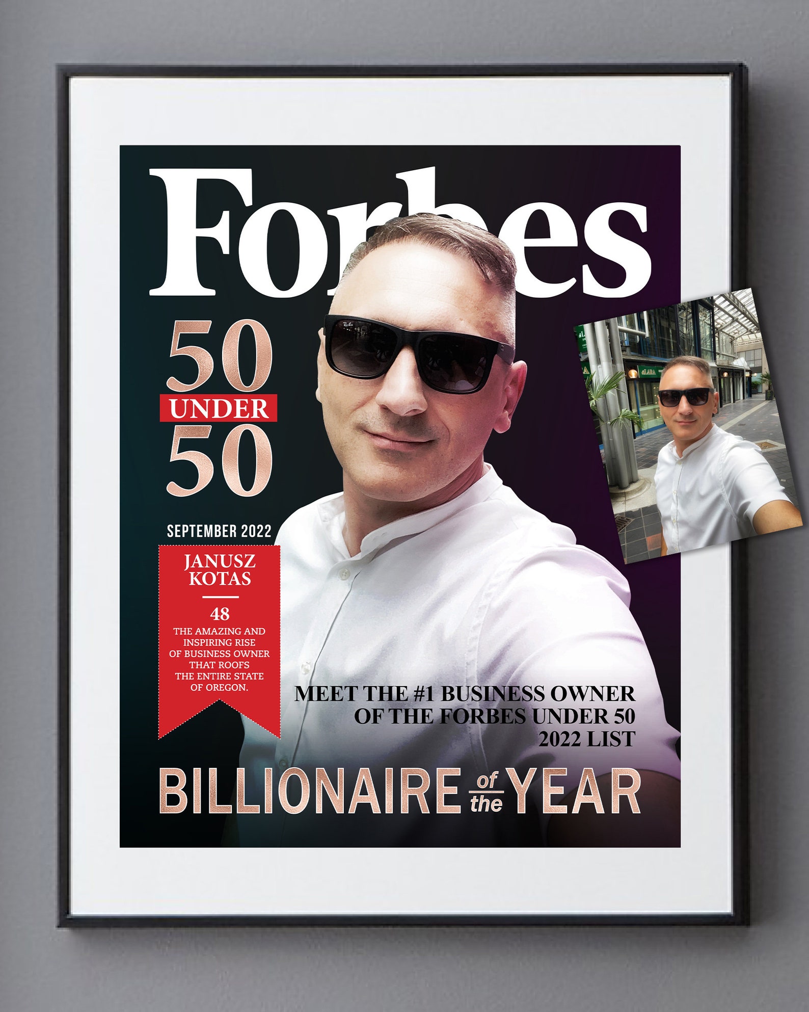 Custom Forbes Magazine Cover, Personalized Gift (digital Printable) - Etsy