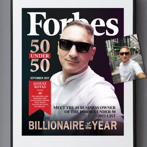Custom Forbes Magazine Cover, Personalized Gift (digital Printable) - Etsy