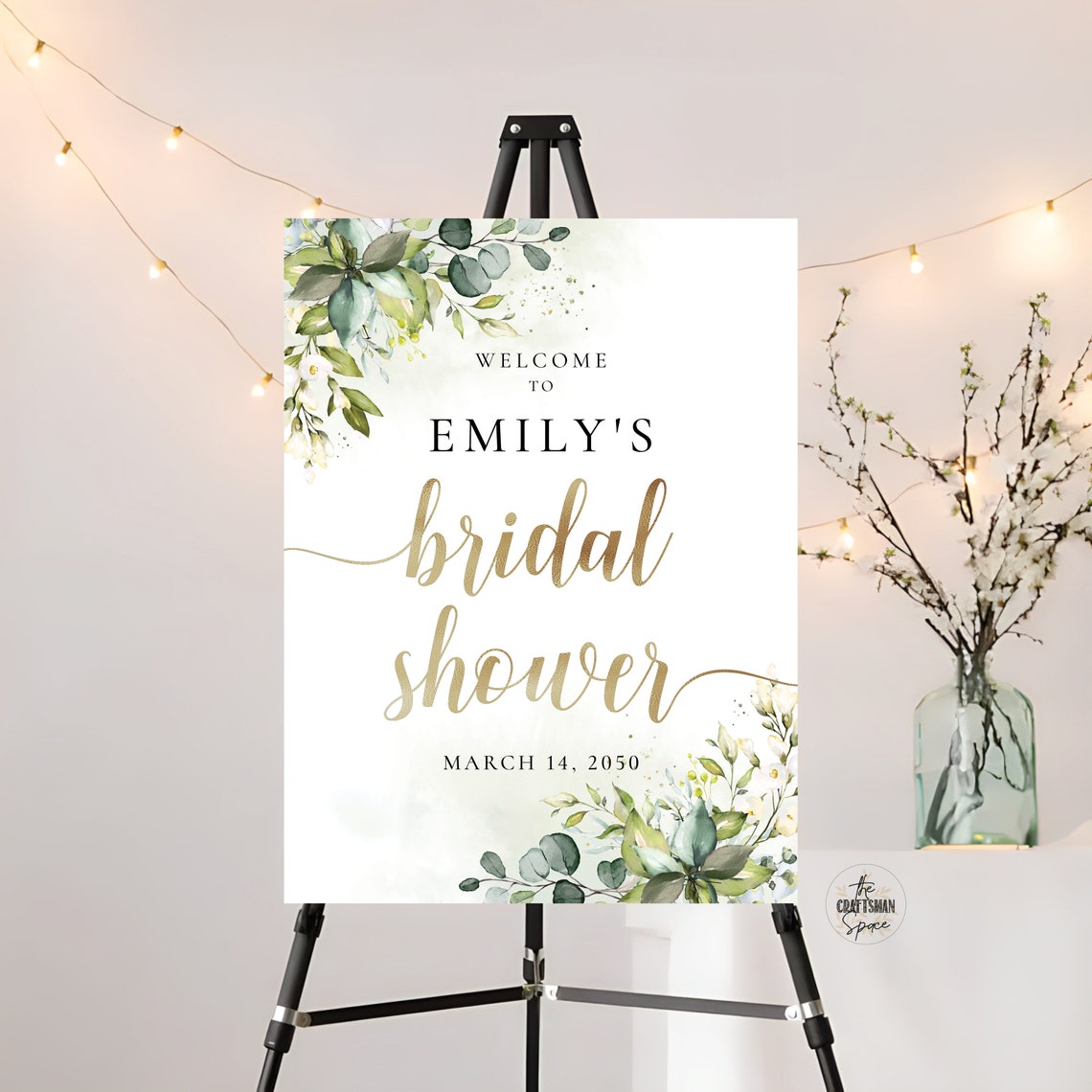 Bridal Shower Welcome Sign