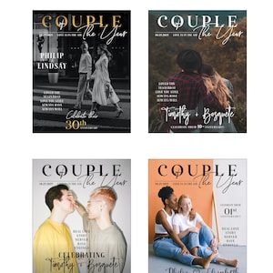 Custom Design, Couple of the Year Magazine Cover, Couple of the Year ...