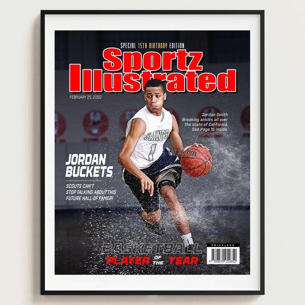 Softball Magazine Cover - Etsy