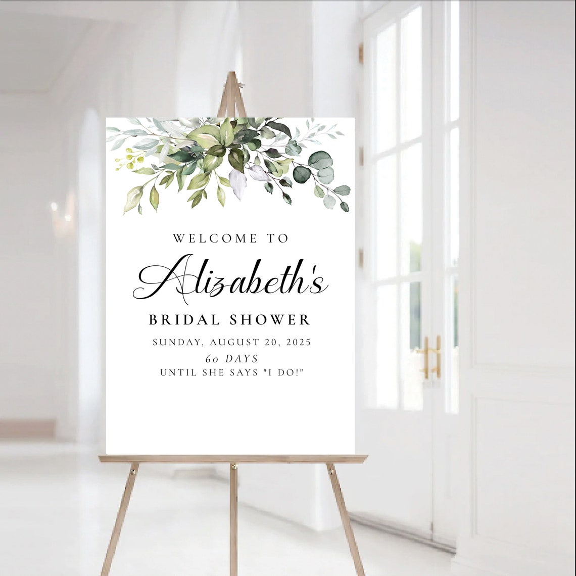 Bridal Shower Sign Unique Bridal Shower Sign Custom Design - Etsy