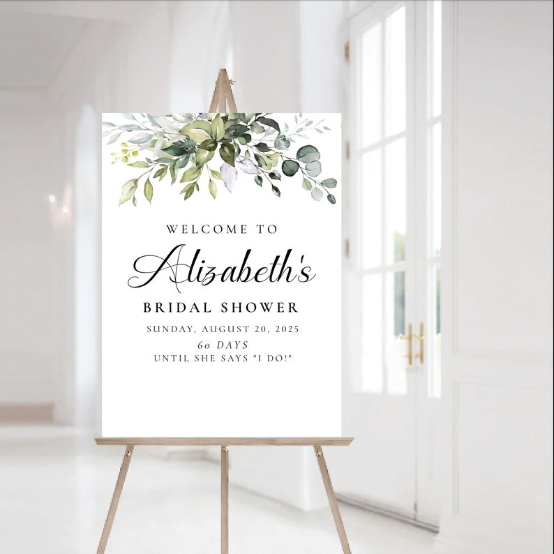 Bridal Shower Sign Unique Bridal Shower Sign Custom Design - Etsy